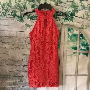 Speechless | Dresses | Short Lace Sheath Party Dress With Keyhole ...